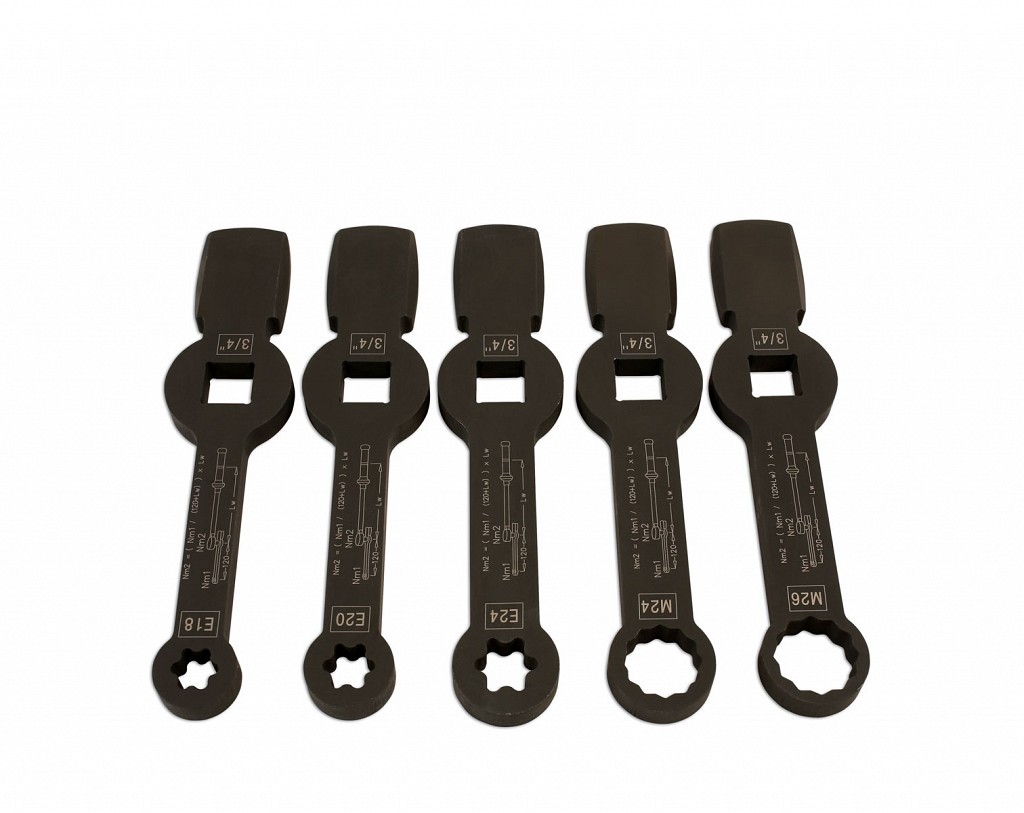 MTC 7160 SET KLJUČEV ZA ZAVORNE OBLOGE, 5KOS | OUTLET | Koop Automotive